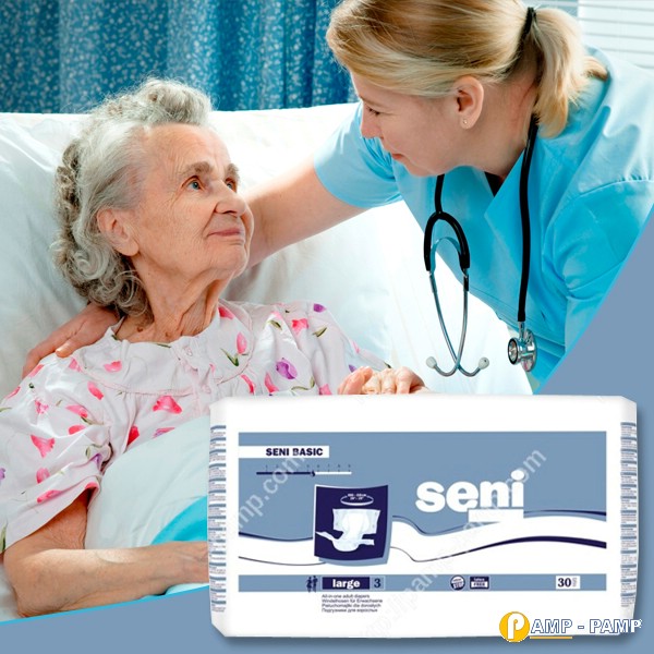 Подгузники для взрослых SENI BASIC large 30 шт 5900516693800 купить ...